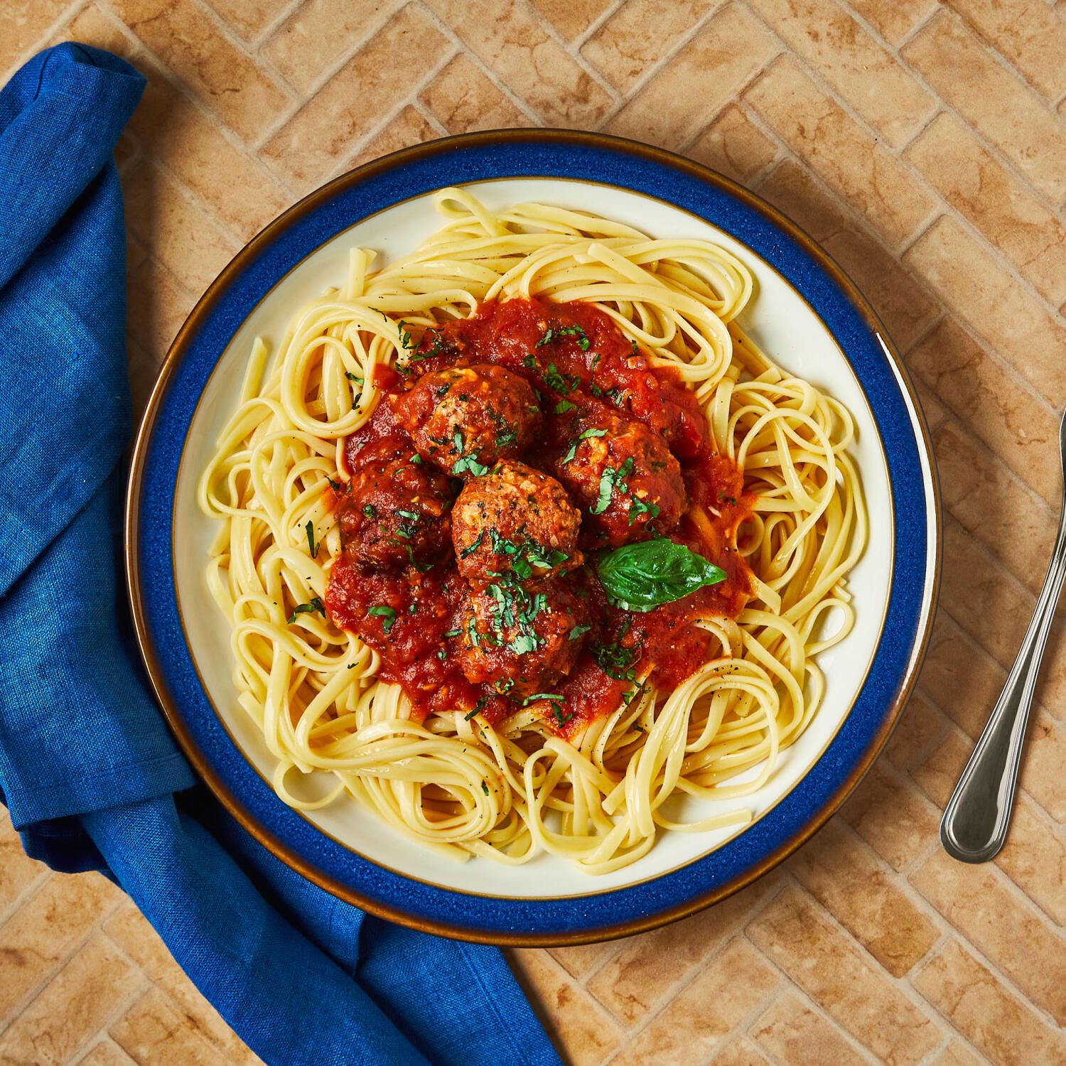 Spaghetti & Cheesy Meat-Free Meatballs (30 mins) | Gousto Recipe Finder