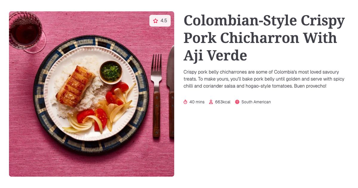 Colombian-Style Crispy Pork Chicharron With Aji Verde (40 mins ...