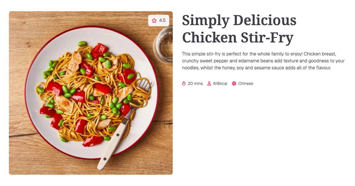 Simply Delicious Chicken Stir-Fry (20 mins) | Gousto Recipe Search